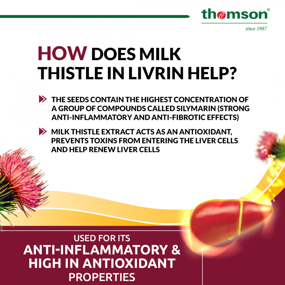 Thomson Health Livrin (30 Tablets) - Anti-Inflammatory and High In ...