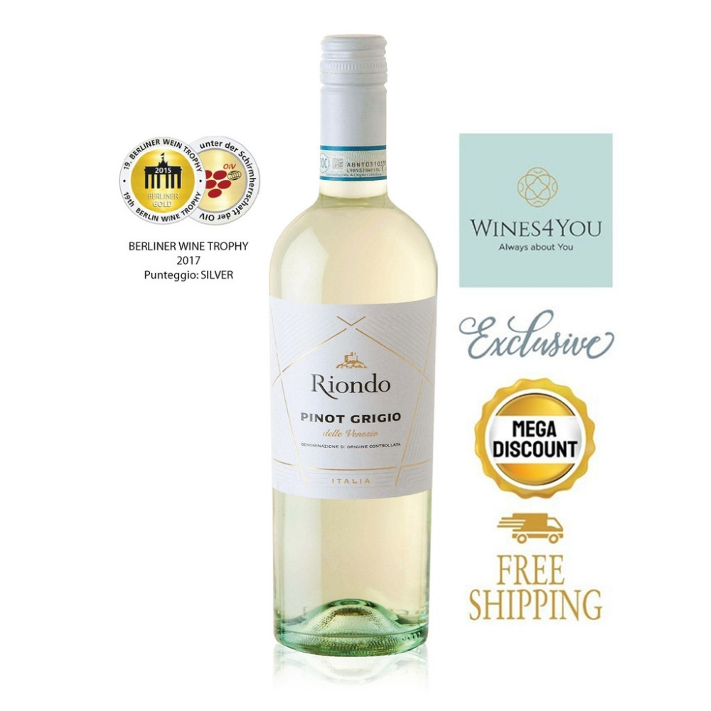 Riondo Pinot Grigio DOC Italy White Wine
