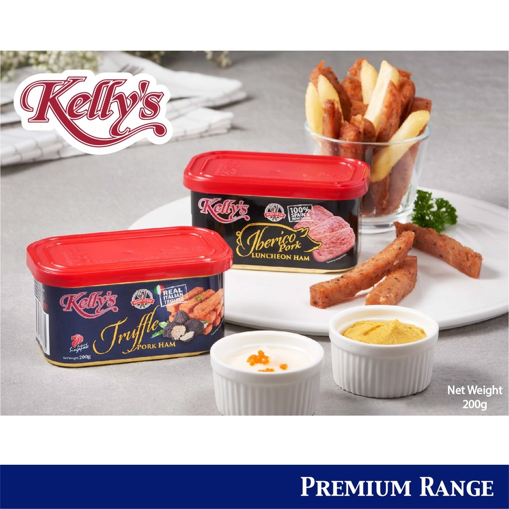 [Bundle of 4] Premium Truffle/Iberico Pork Luncheon Ham 200g (Non-Halal)