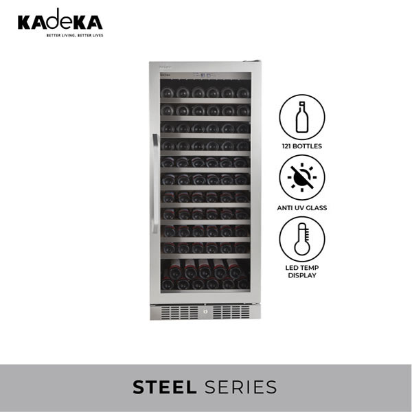KADEKA KA110WR Steel Series 121 Bottle Wine Chiller